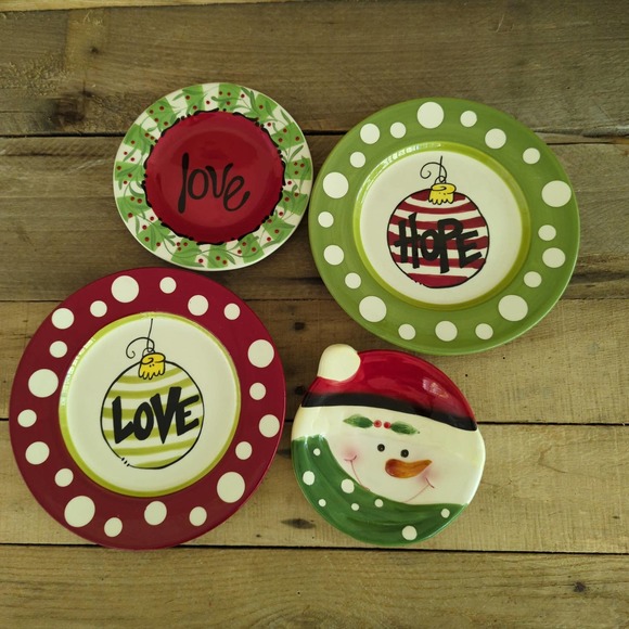 Burton and Burton | Holiday | Variety Of Four Ceramic Christmas Holiday ...
